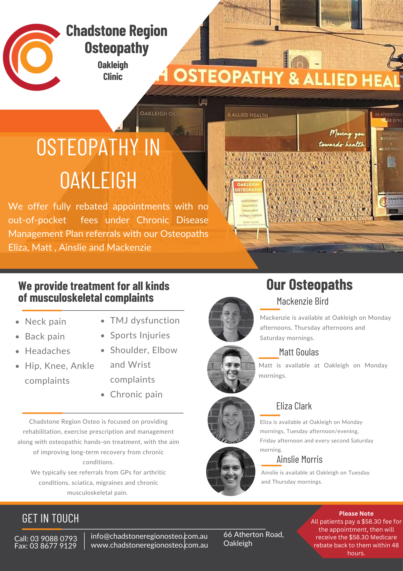 Care Plans - Chadstone Region Osteopathy