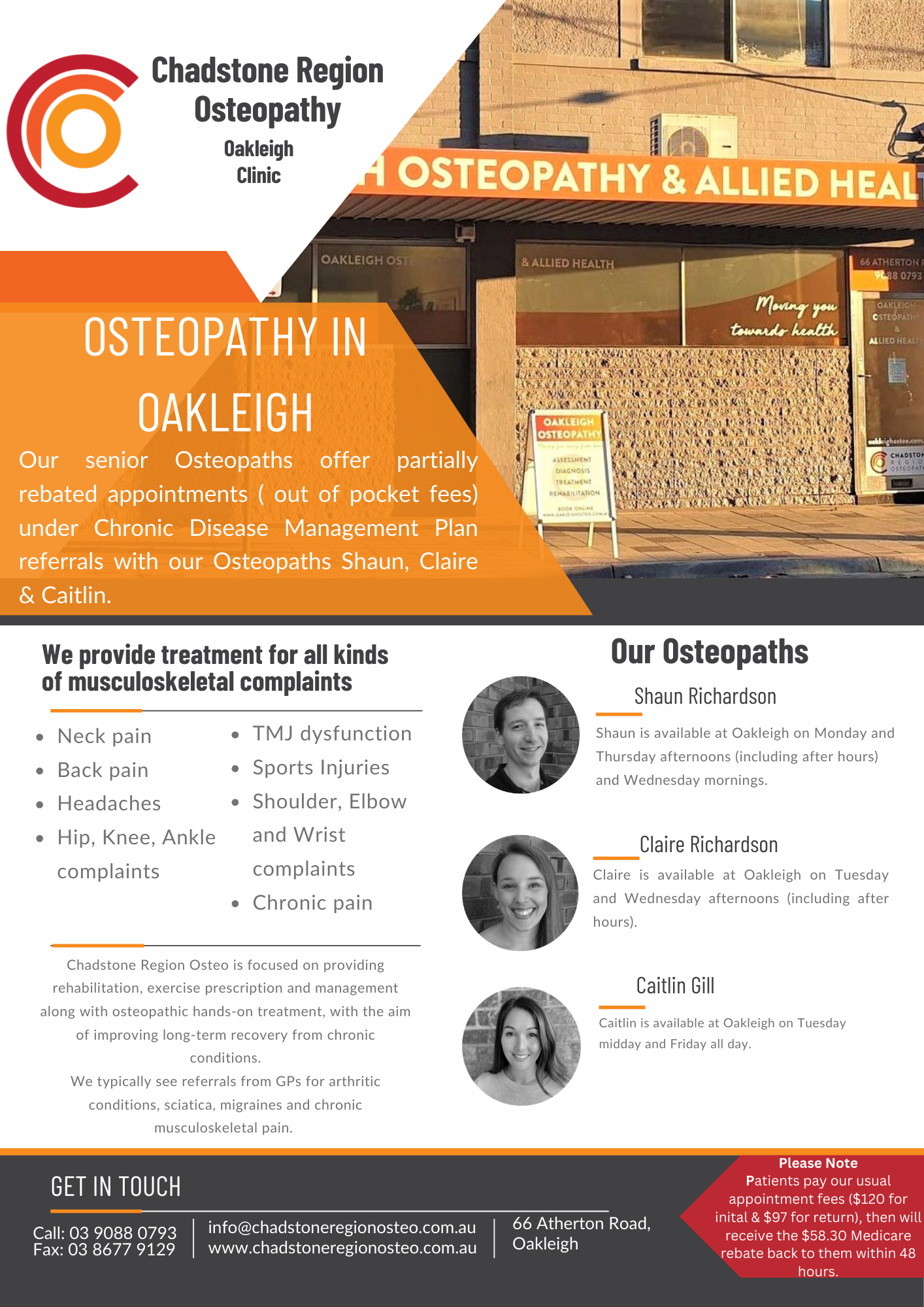 Care Plans - Chadstone Region Osteopathy